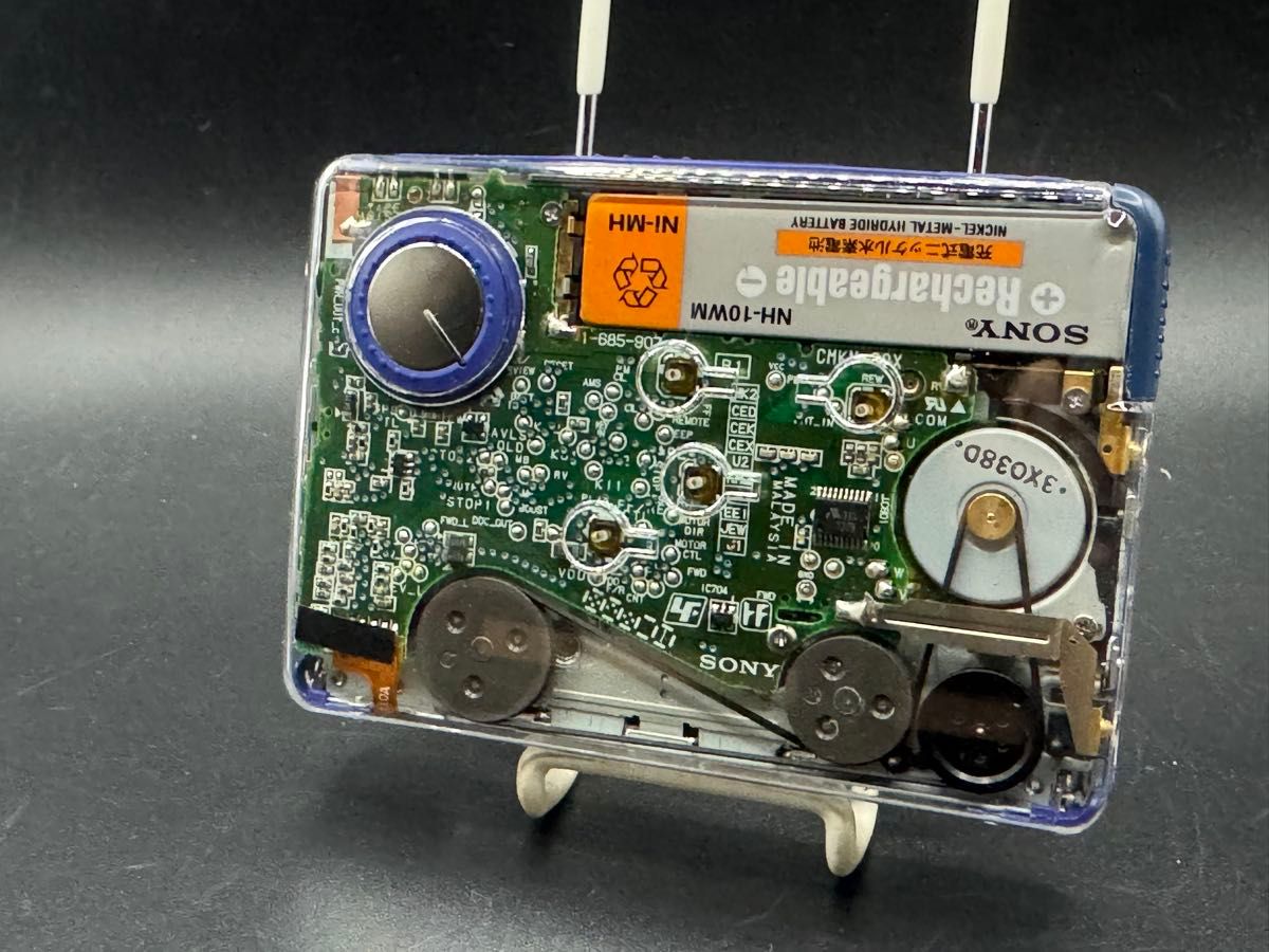 動作品 美品透明WM-EX631ウォークマンwlakmanカセットプレイヤー 動作品 美品透明WM-EX631ウォークマンwlakmanカセットプレイヤー