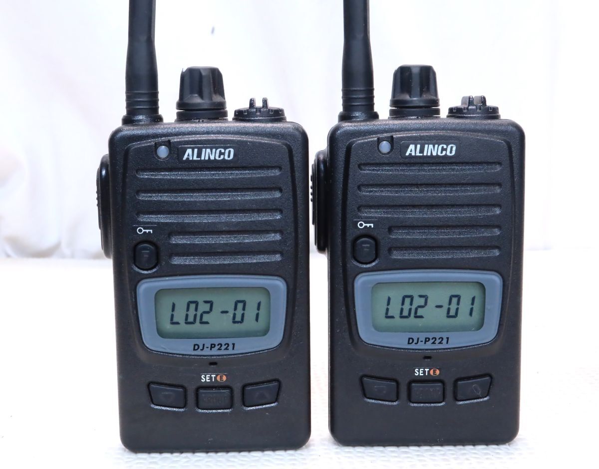 Yahoo!オークション - アルインコ DJ-P221 47ch 2体セット 特定小電力...