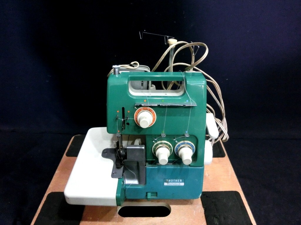 Yahoo!オークション - 1000円スタート ミシン BROTHER HOMELOCK TE4-B5...