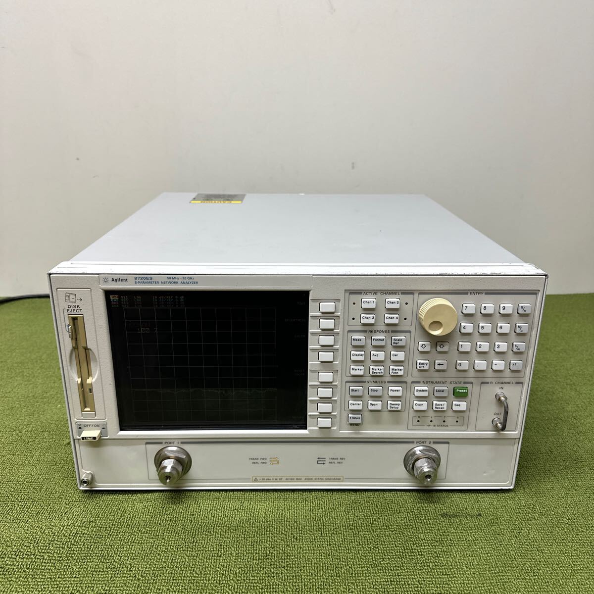Yahoo!オークション - hp/Agilent「8720ES」S-PARAMETER NETWORK ANALY...