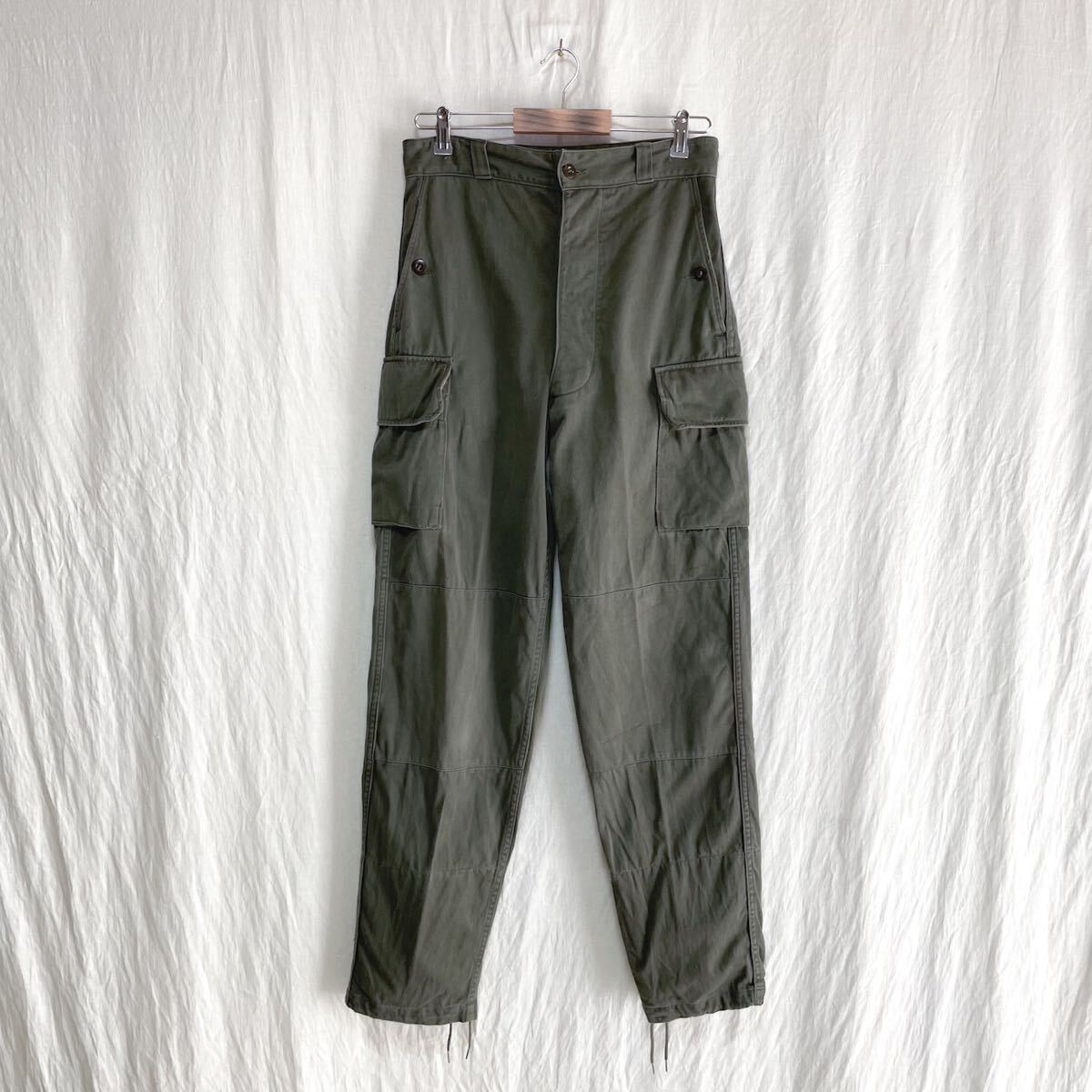 Yahoo!オークション - フランス軍 M64 フィールドパンツ 76L カーゴパ...
