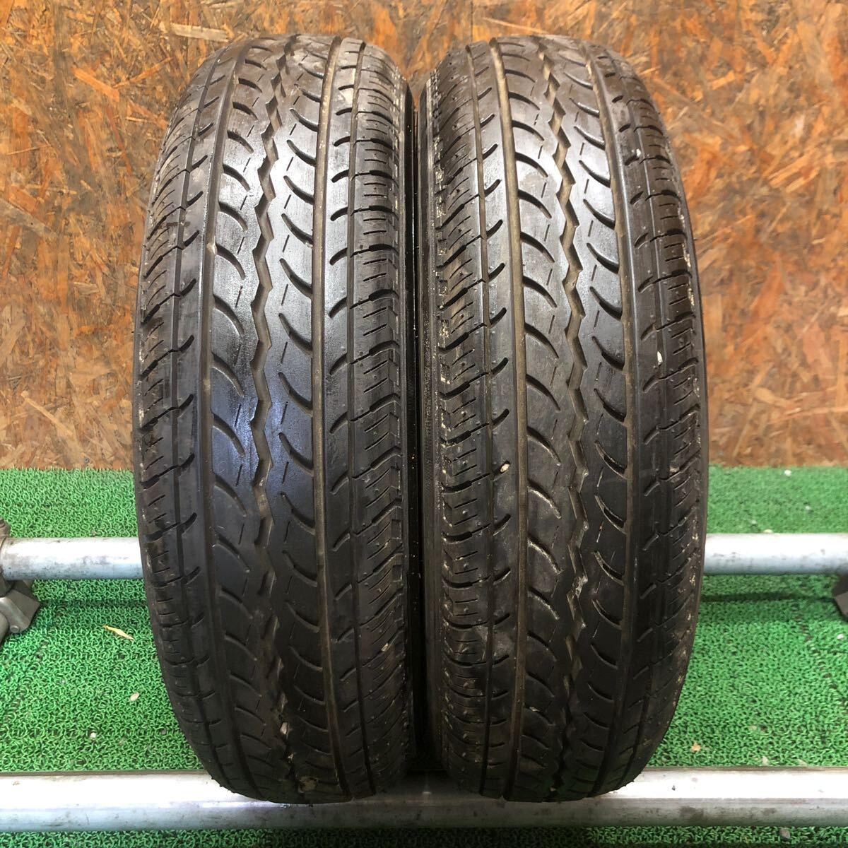 Yahoo!オークション - YOKOHAMA JOB RY52 165R14 8PR LT 極上バリ山2本...