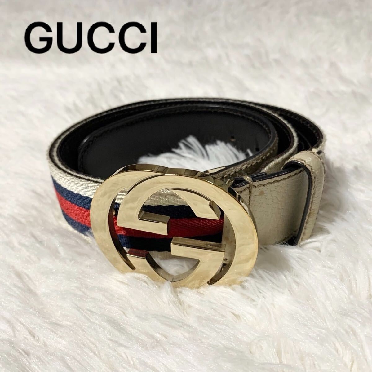 Yahoo!オークション - 正規品 GUCCI シェリーライン インターロッキン...
