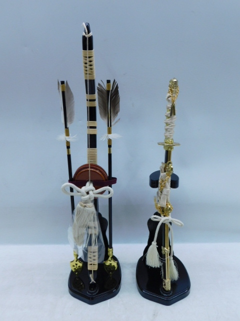 Yahoo!オークション - 月2350 五月人形 御弓太刀飾 15号 端午の節句 ...