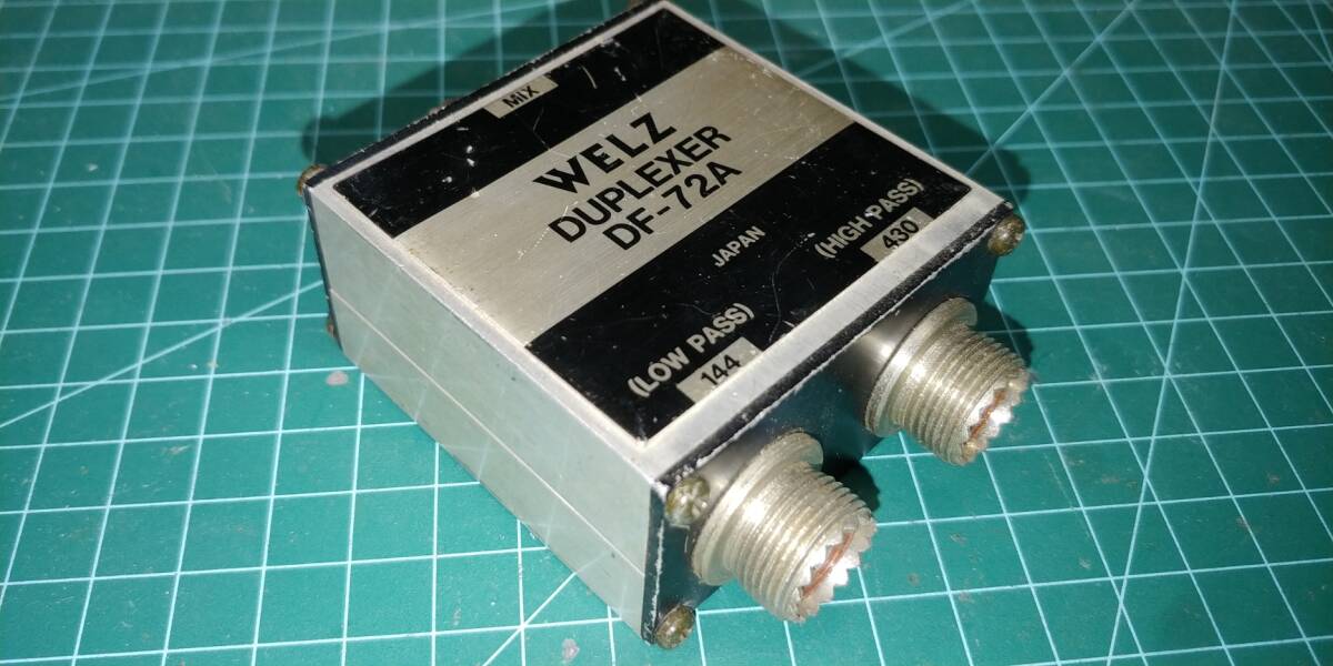 Yahoo!オークション - WELZ DF-72A 144/430MHz デュプレクサー 中古動...