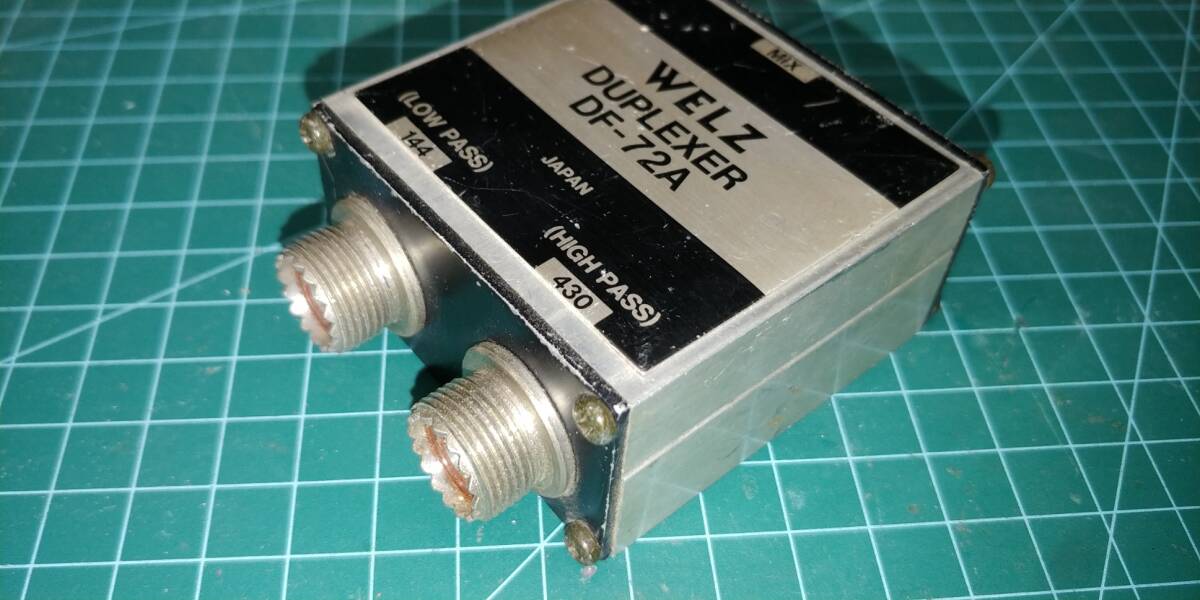 Yahoo!オークション - WELZ DF-72A 144/430MHz デュプレクサー 中古動...