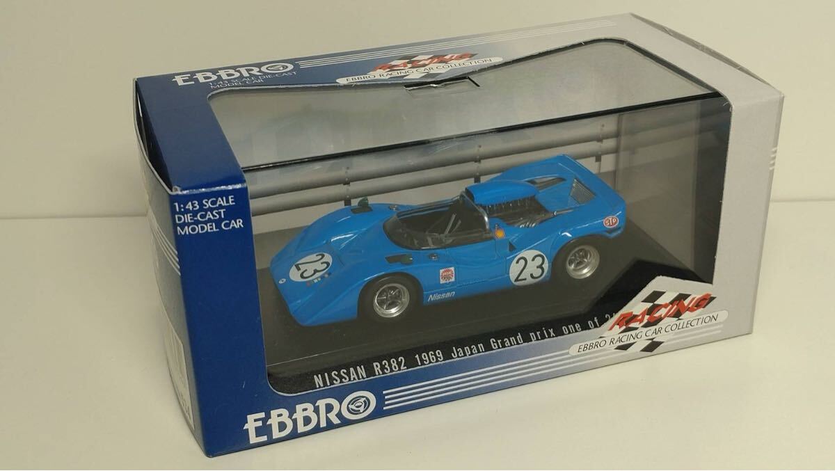 joy02 EBBRO エブロ NISSAN R382 1969 BLUE #23 1/43