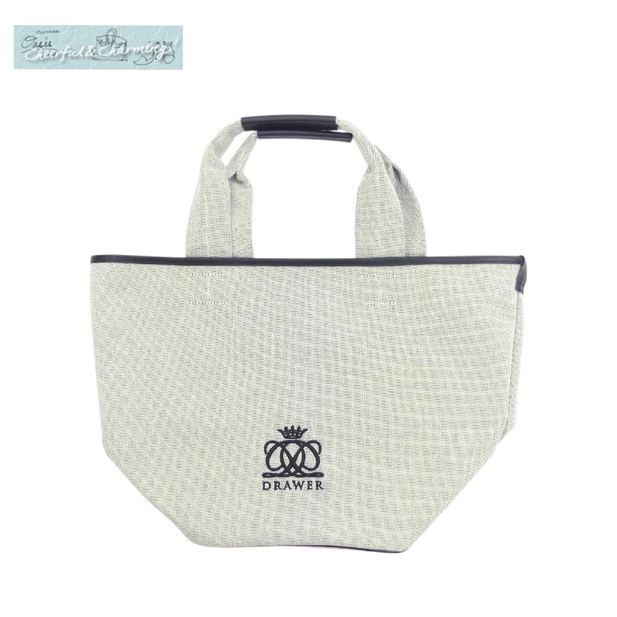 Yahoo!オークション - 未使用 Drawer ノベルティロゴトートバッグ グレ...