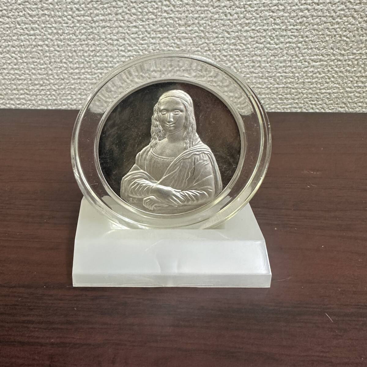 Yahoo!オークション - 【T0313】モナリザ 1974 メダル 純銀 刻印あり ...