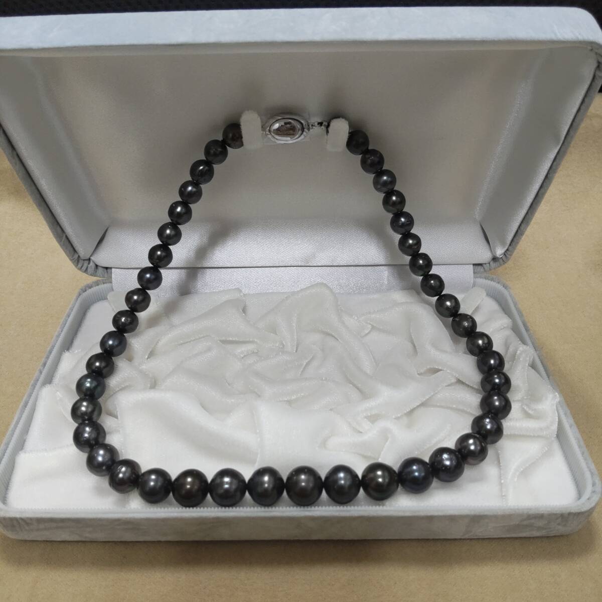 17332 パールネックレス 約8.0-9.6㎜ SILVER925 留め具 約40 17332 パールネックレス 約8.0-9.6㎜ SILVER925 留め具 約40