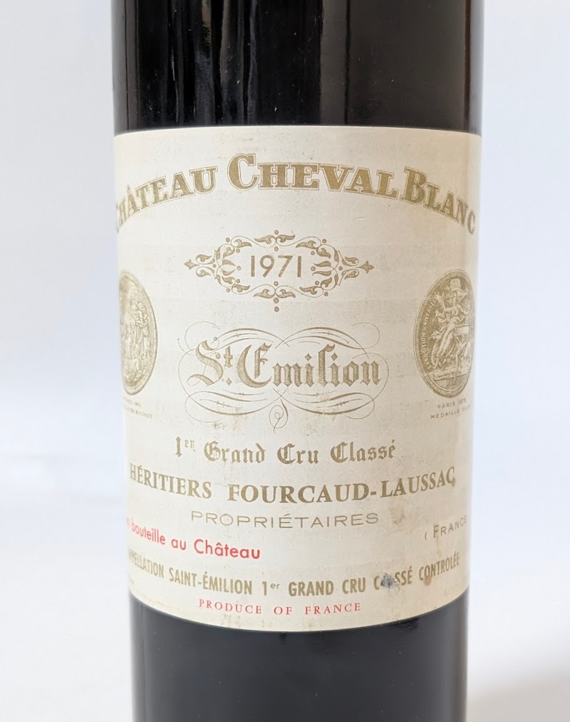 s85 CH.CHEVAL BLANC 1971 シャトー シュヴァル ブラン グラン クリュ サン テミリオン ボルドー フランス 750ml(サン・テミリオン)｜売買されたオークション情報 ...
