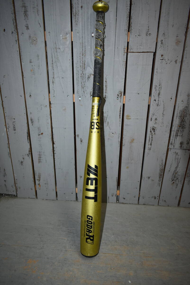 Yahoo!オークション - Qr597 ゼット ZETT J.S.B.B 軟式用 金属製 バッ...