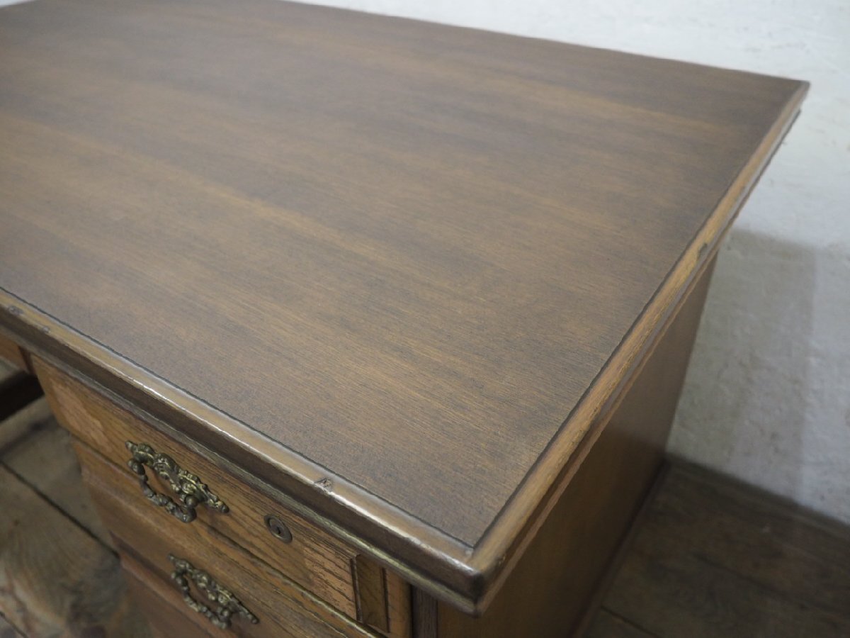 Yahoo!オークション - タ荷S0751 天板W121cm×D76cm オールドカリモク...