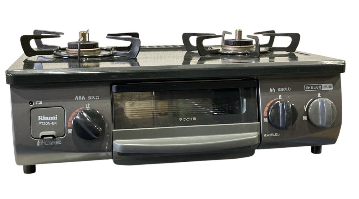 Yahoo!オークション - KY610 Rinnai LPガス用コンロ PT20N-BK 2023年製...