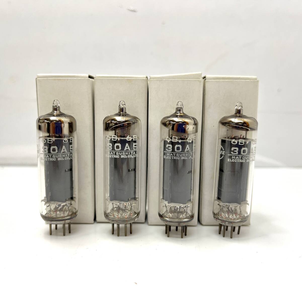 Yahoo!オークション - (志)松下電器 真空管 30A5 4点セット 6B 箱付 部...