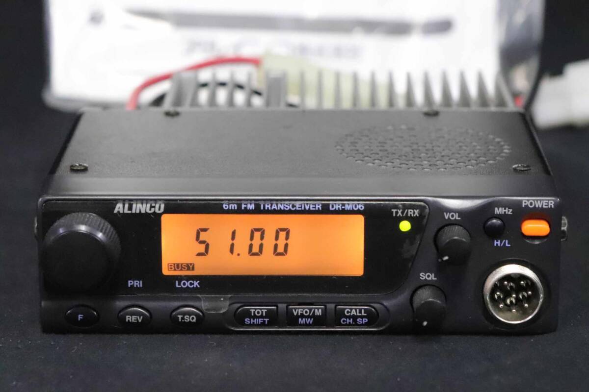 ALINCO アルインコ 50MHz 6m トランシーバ DR-M06DX 10W 送信出力OK み(モービル)｜売買されたオークション情報、yahooの商品情報をアーカイブ公開 ...
