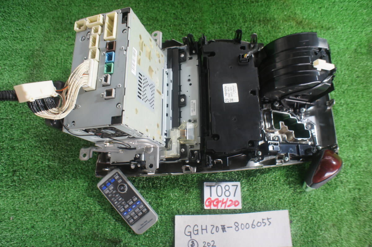 Yahoo!オークション - T087 アルファード/ヴェルファイア20系 純正 ナ...