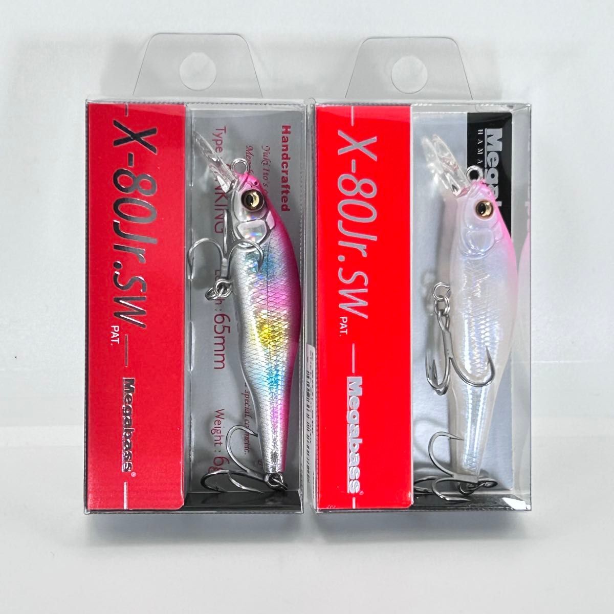 Yahoo!オークション - メガバス X-80Jr SW 2個セット 未開封 GG PINK R...