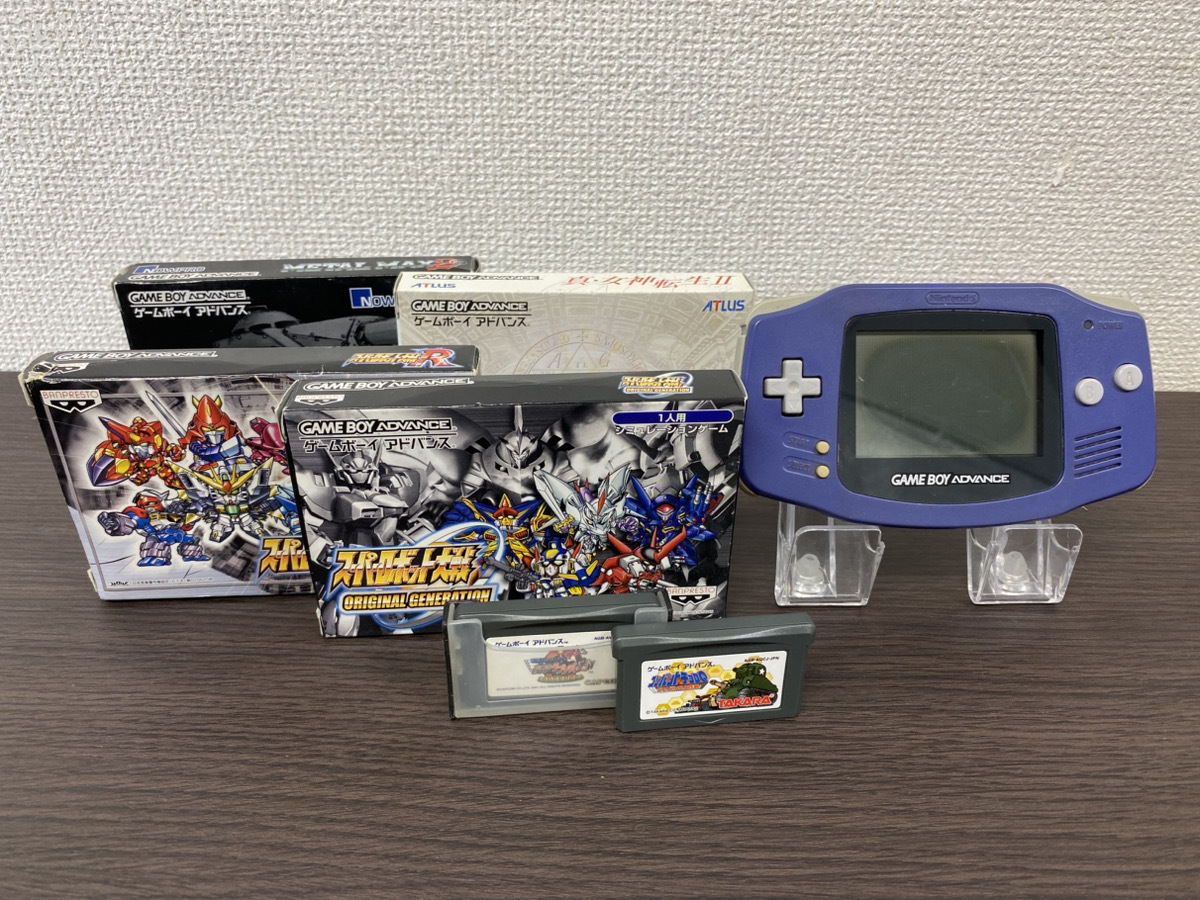 8685-09 ニンテンドー ゲームボーイアドバンス パープル 本体 AGB-001/ソフト6点 スーパーロボット大戦/METAL MAX2/他(本体)｜売買されたオークション情報、yahoo ...
