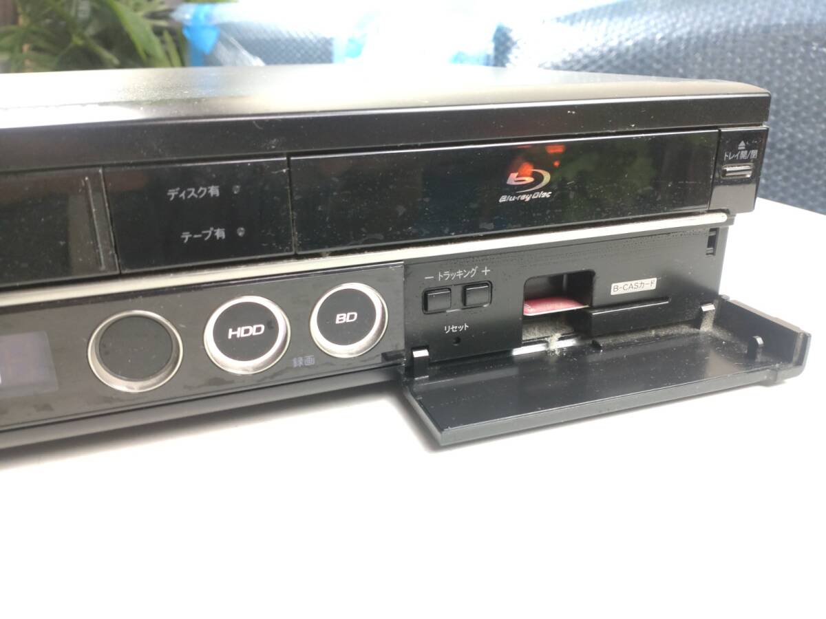 Yahoo!オークション - 8793-01 SHARP AQUOSブルーレイ VHS一体型BDレコ...