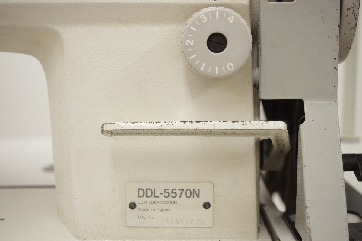 Yahoo!オークション - JUKI ジューキ DDL-5570N 1本針本縫いミシン 3相...