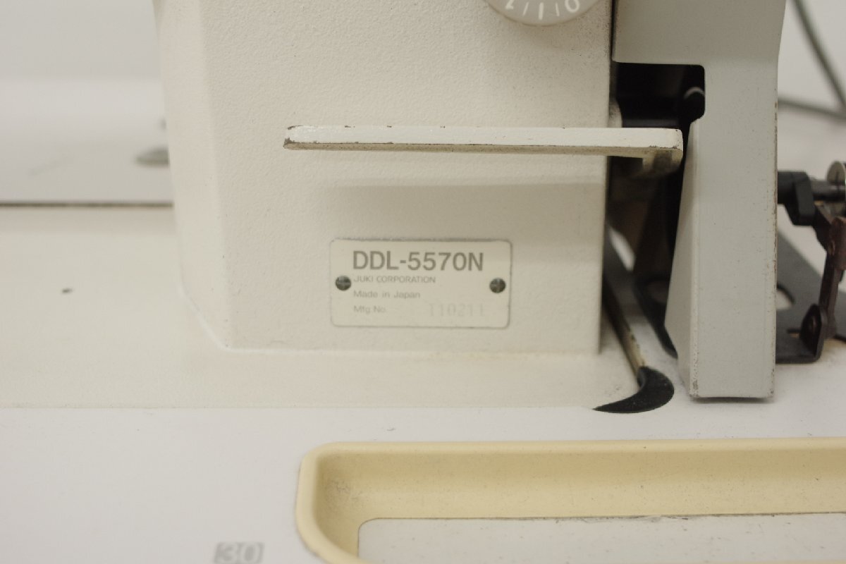 Yahoo!オークション - JUKI ジューキ DDL-5570N 1本針本縫いミシン 3相...