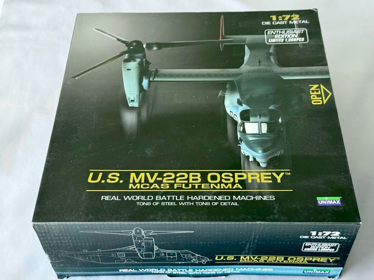 UNIMAX ユニマックス 1/72 MV-22B オスプレイ アメリカ海兵隊 普天間基地(軍用機)｜売買されたオークション情報、yahooの商品情報をアーカイブ公開 - オークファン ...