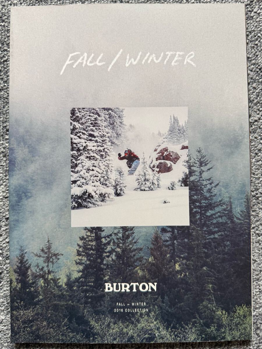 Yahoo!オークション - Burton 2016 COLLECTION FALL-WINTER カタログ