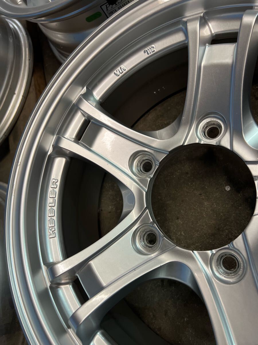 Yahoo!オークション - WEDS 4本 15インチ 5.5j ET5 5穴 PCD139.7 ジム...