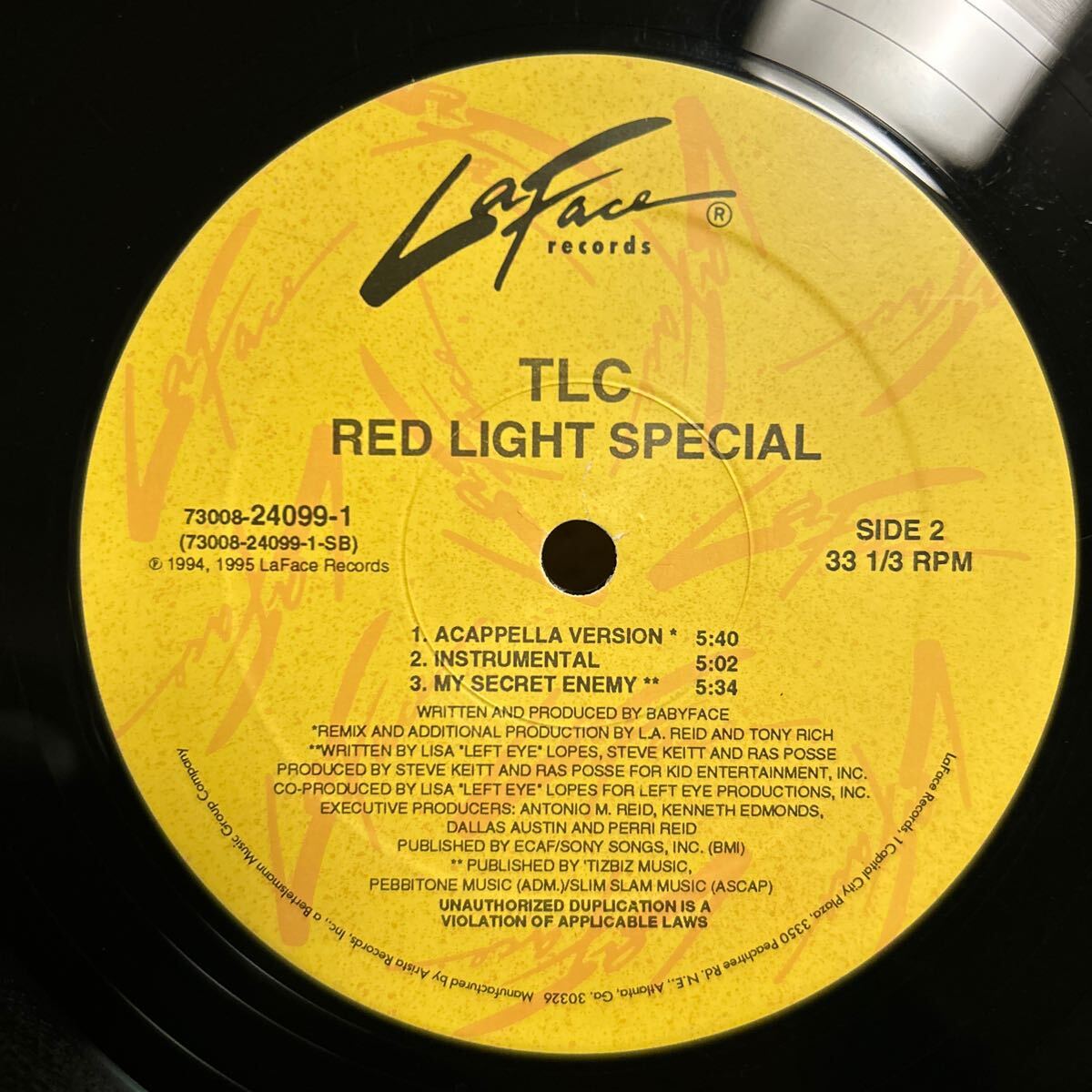 Yahoo!オークション - TLC / RED LIGHT SPECIAL CRAZY SEXY GIRL / LP ...