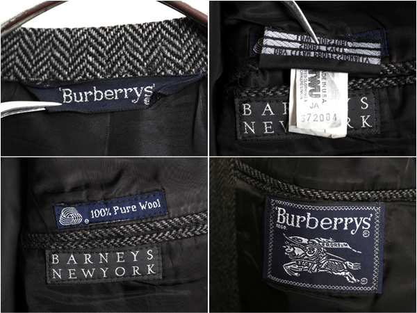 Yahoo!オークション - 90s USA製 BURBERRYS PRORSUM テーラード ジャケ...