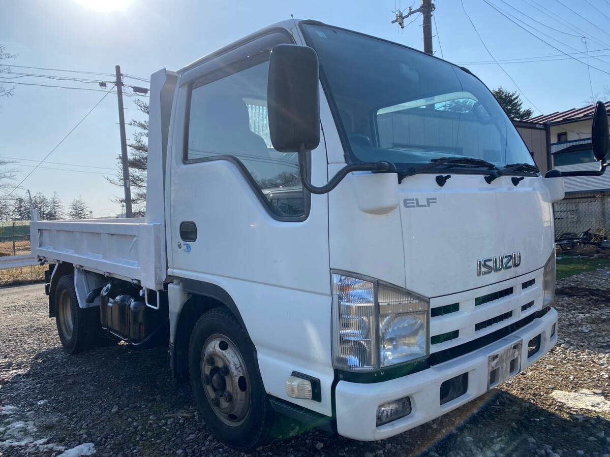1万円スタート いすゞ エルフ ダンプ H25 5MT エアコン 2tダンプ NJR85AD スタッドレスタイヤ 下回り荷台塗装済み ETC 別途車検取得可能(エルフ)｜売買されたオークション ...