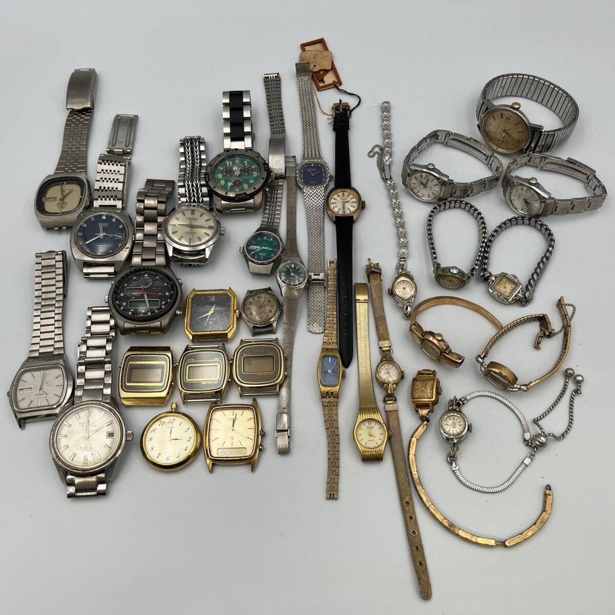 Yahoo!オークション - L808 訳アリ・ジャンク品 腕時計 時計まとめ(CIT...