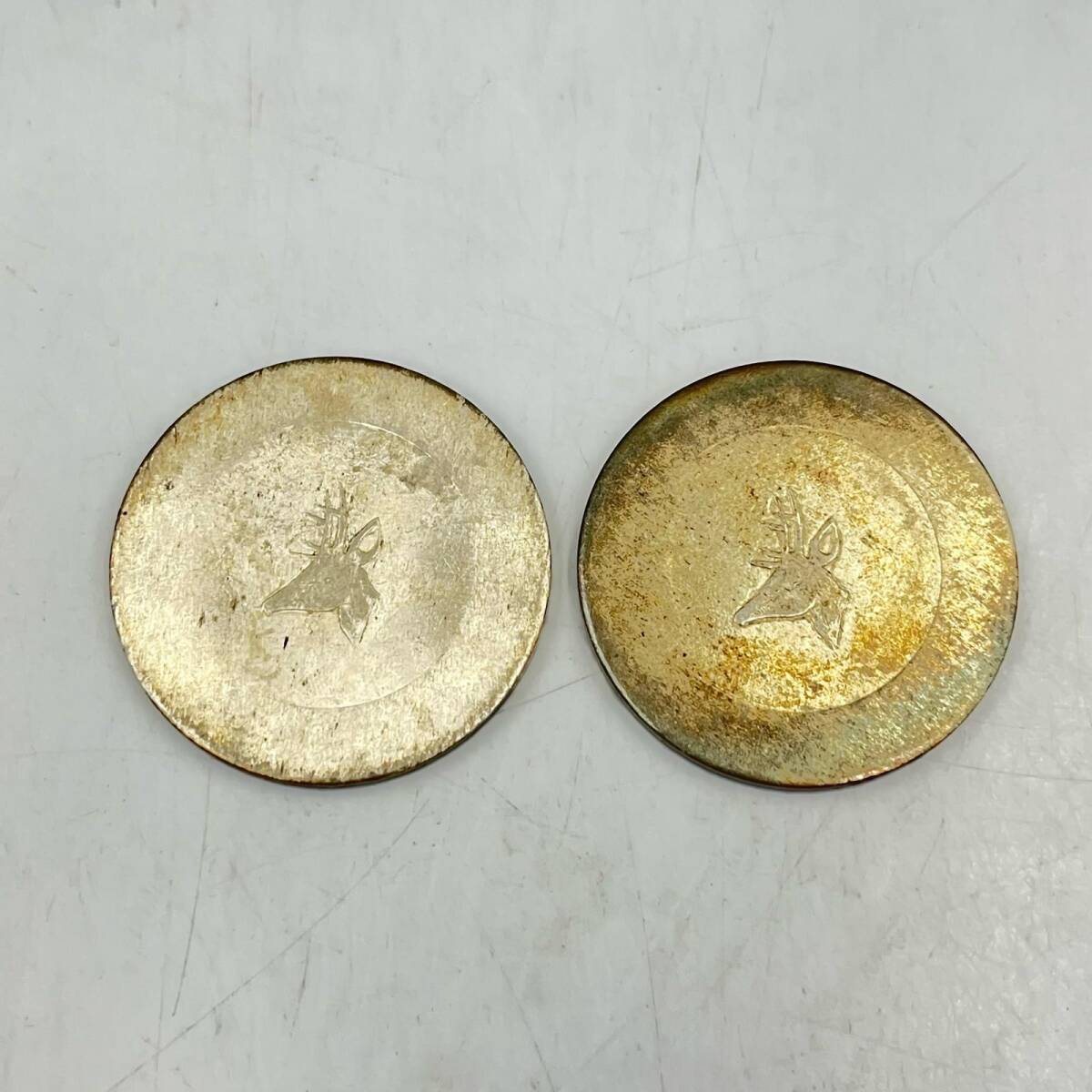 Yahoo!オークション - B2179 中国 正銀一両 硬貨 2枚 まとめ商品 海外...