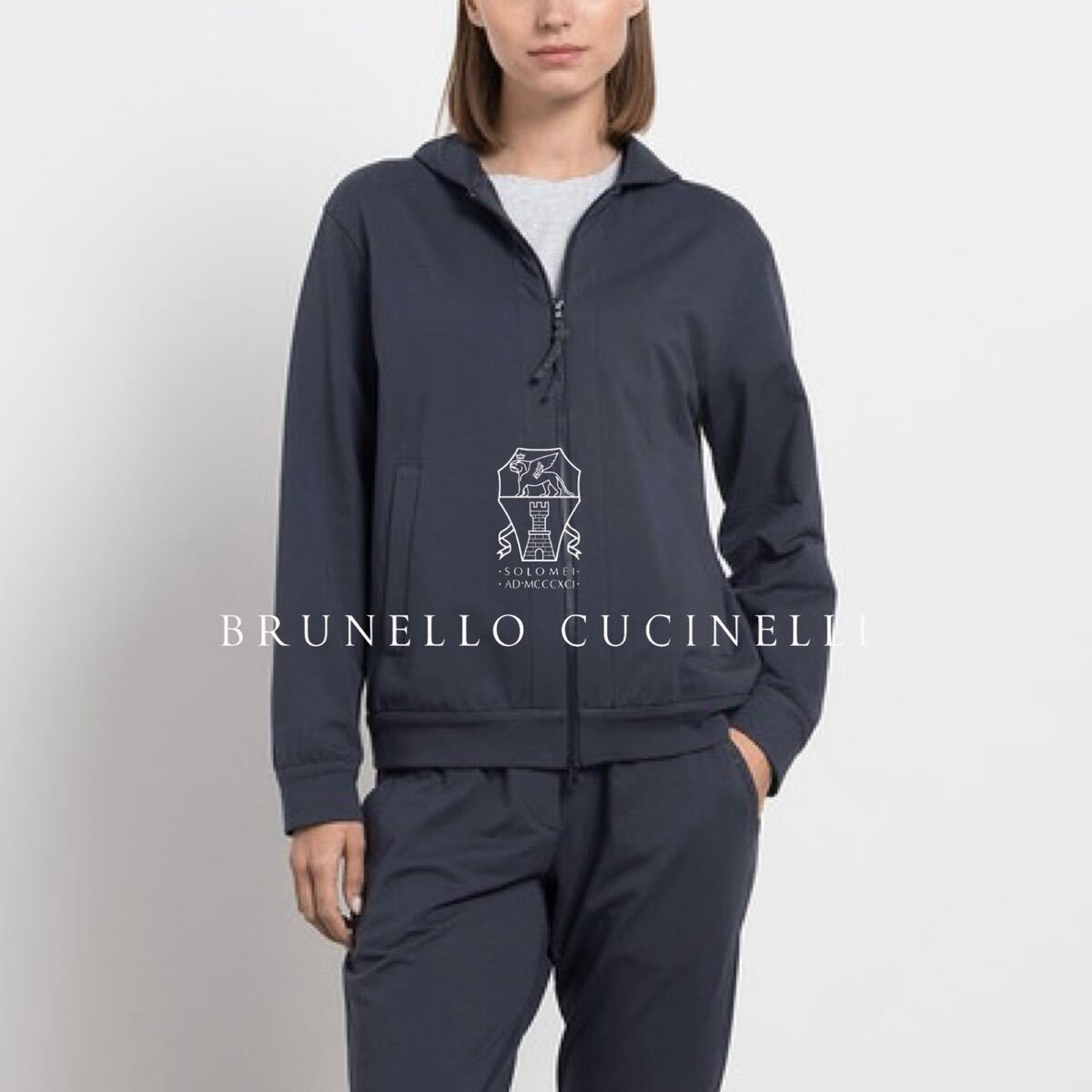 Yahoo!オークション - O87 未使用 21SS 極上モニーレ装飾つき パーカー...