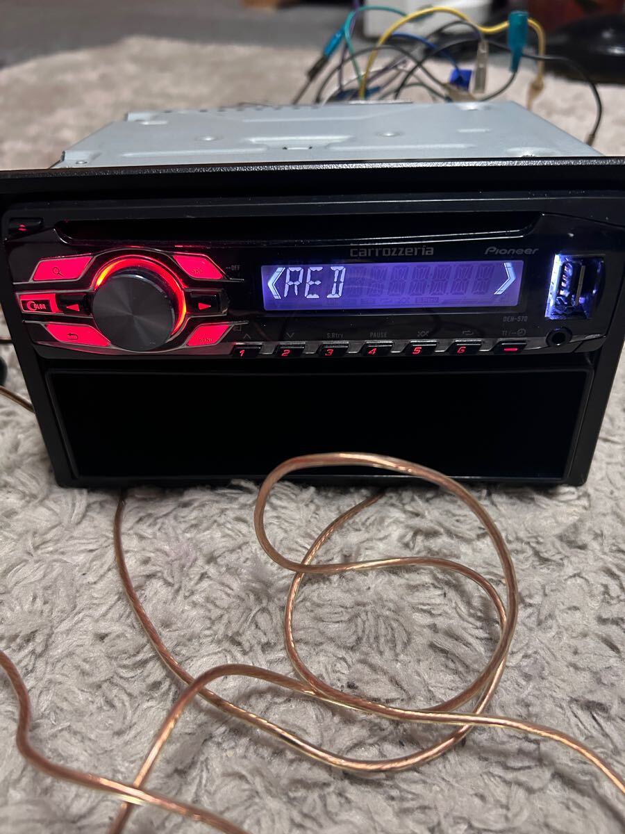 Yahoo!オークション - carrozzeria カロッツェリア DEH-570 パイオニ...