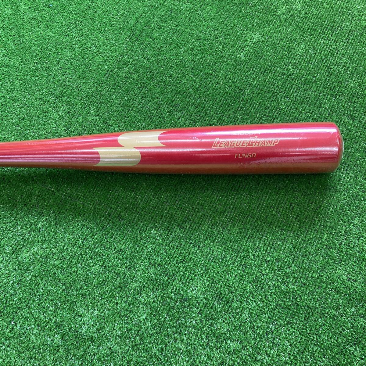 Yahoo!オークション - 53 SSK 木製ノックバット ラメレッド 89cm550g S...