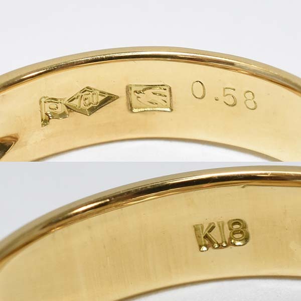 Yahoo!オークション - セイコージュエリー ダイヤモンド 0.58ct 18金イ...