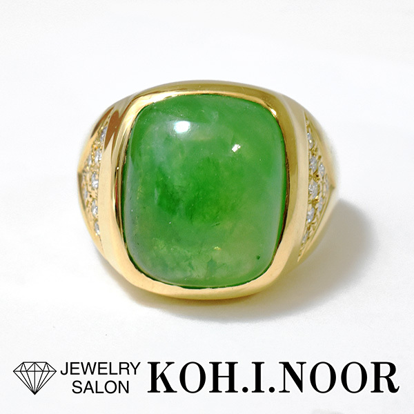 Yahoo!オークション - ツァボライト 16.68ct ダイヤモンド 0.23ct 18金...