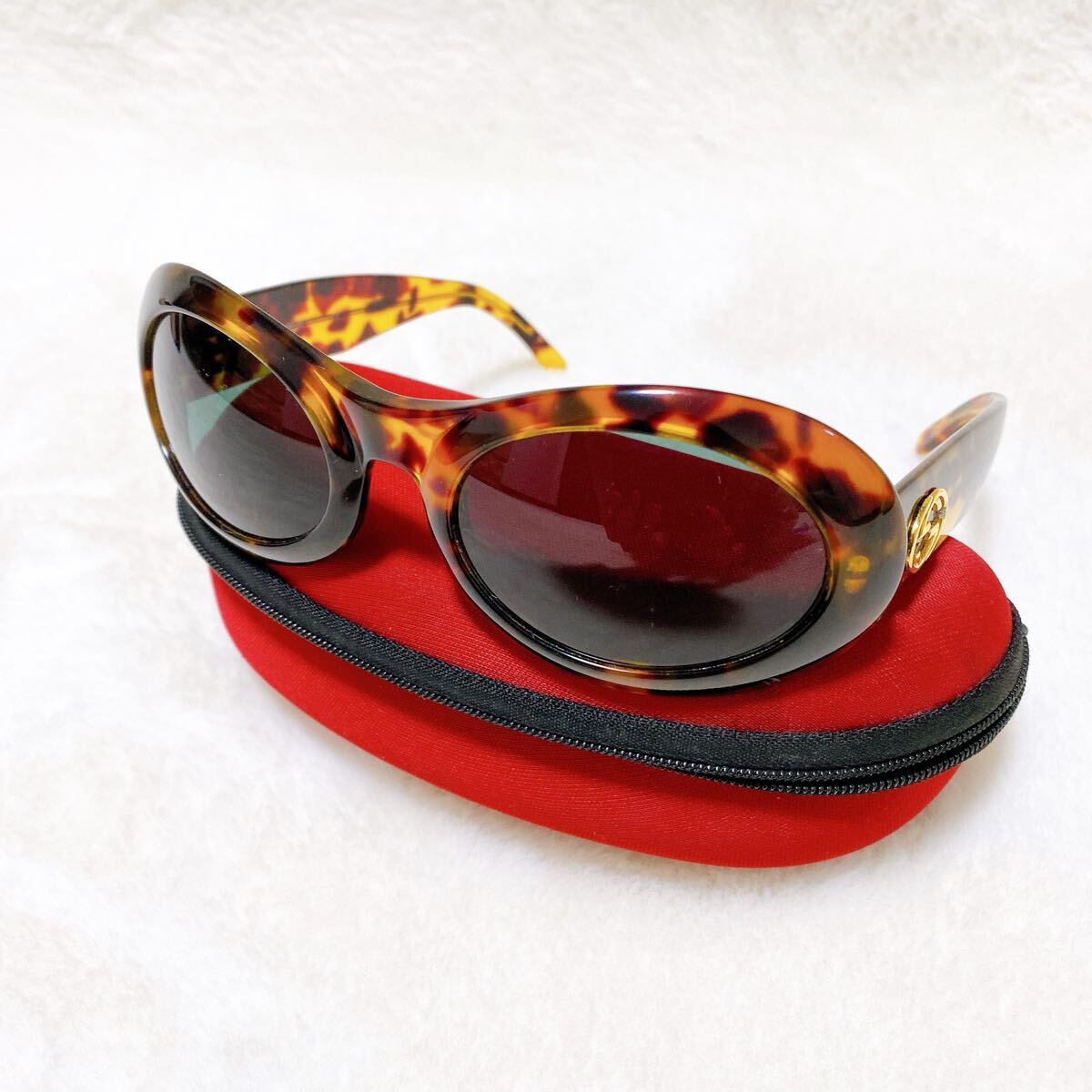 1円〜 GUCCI グッチ GG2400/N/S べっ甲柄 ヴィンテージ 1円〜 GUCCI グッチ GG2400/N/S べっ甲柄 ヴィンテージ
