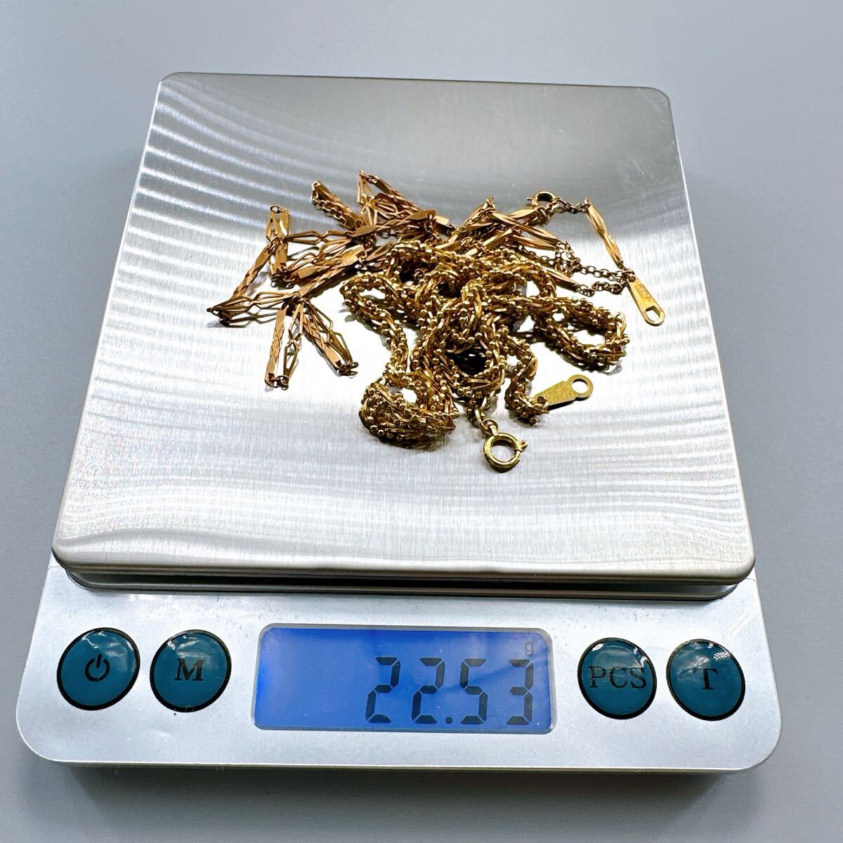 Yahoo!オークション - K18 ネックレス 3本まとめ 750 18金 造幣局マー...