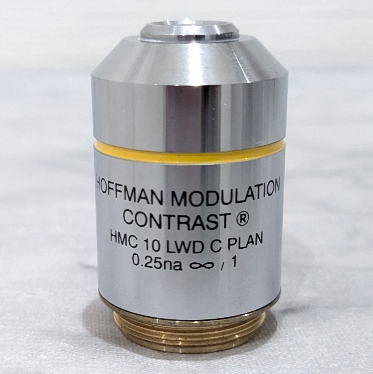 モジュレーション オプティクス HOFFMAN MODULATION CONTRAST HMC 10 LWD C PLAN 0.25na ∞/1 ホフマン変調コントラスト 顕微鏡レンズ(顕微鏡 ...