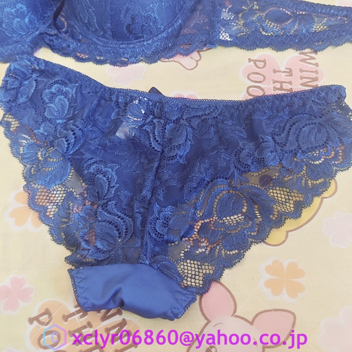 Yahoo!オークション - Eco E75 ブルー 上下セット ブラパン ショーツ ...