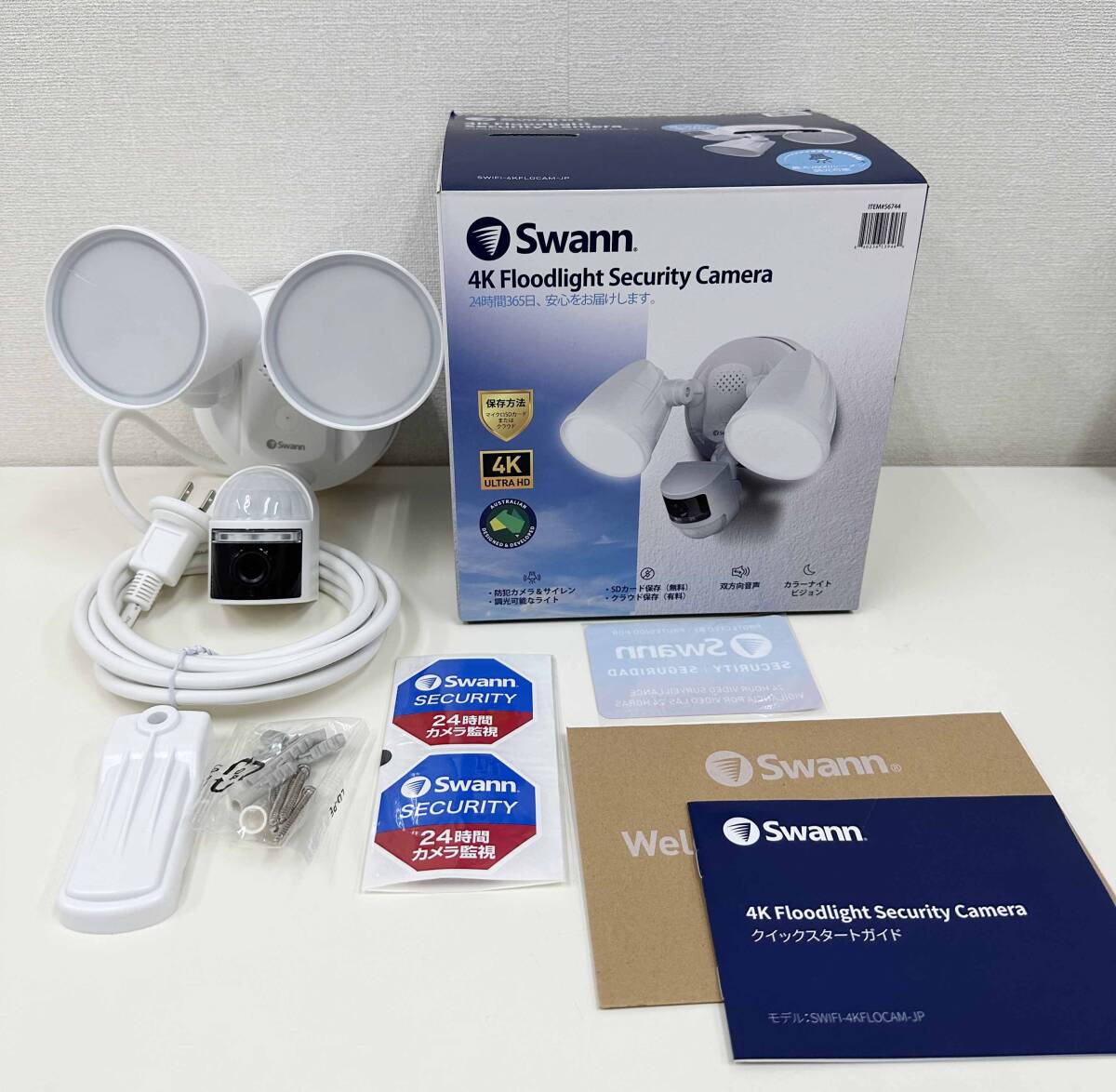 Yahoo!オークション - 展示品 Swann スワン セキュリティ 4K WiFi カメ...