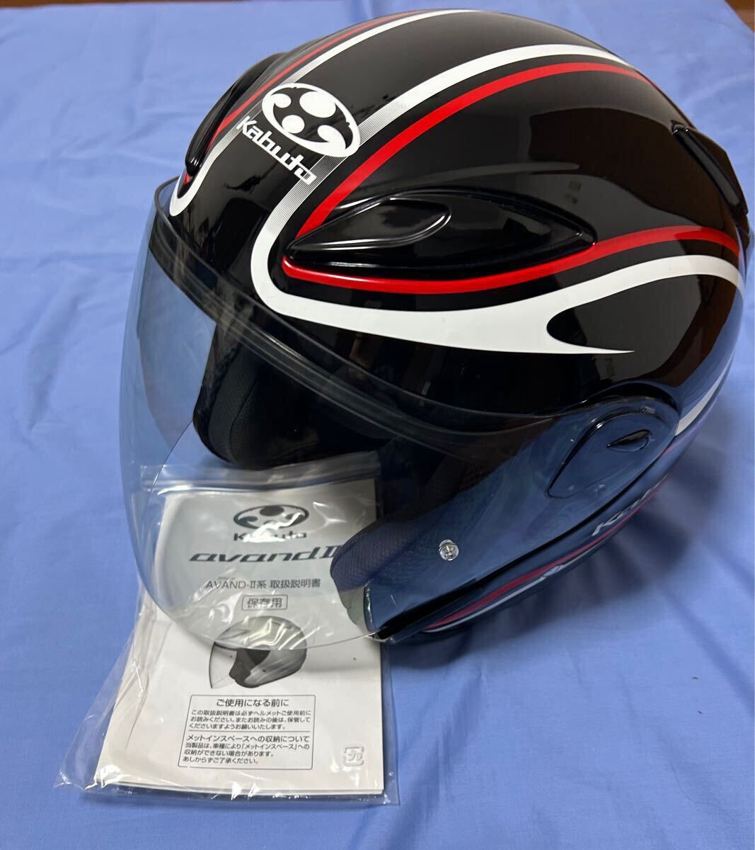 Yahoo!オークション - 美品 OGK AVAND-2 STAID ジェットヘルメットアヴ...