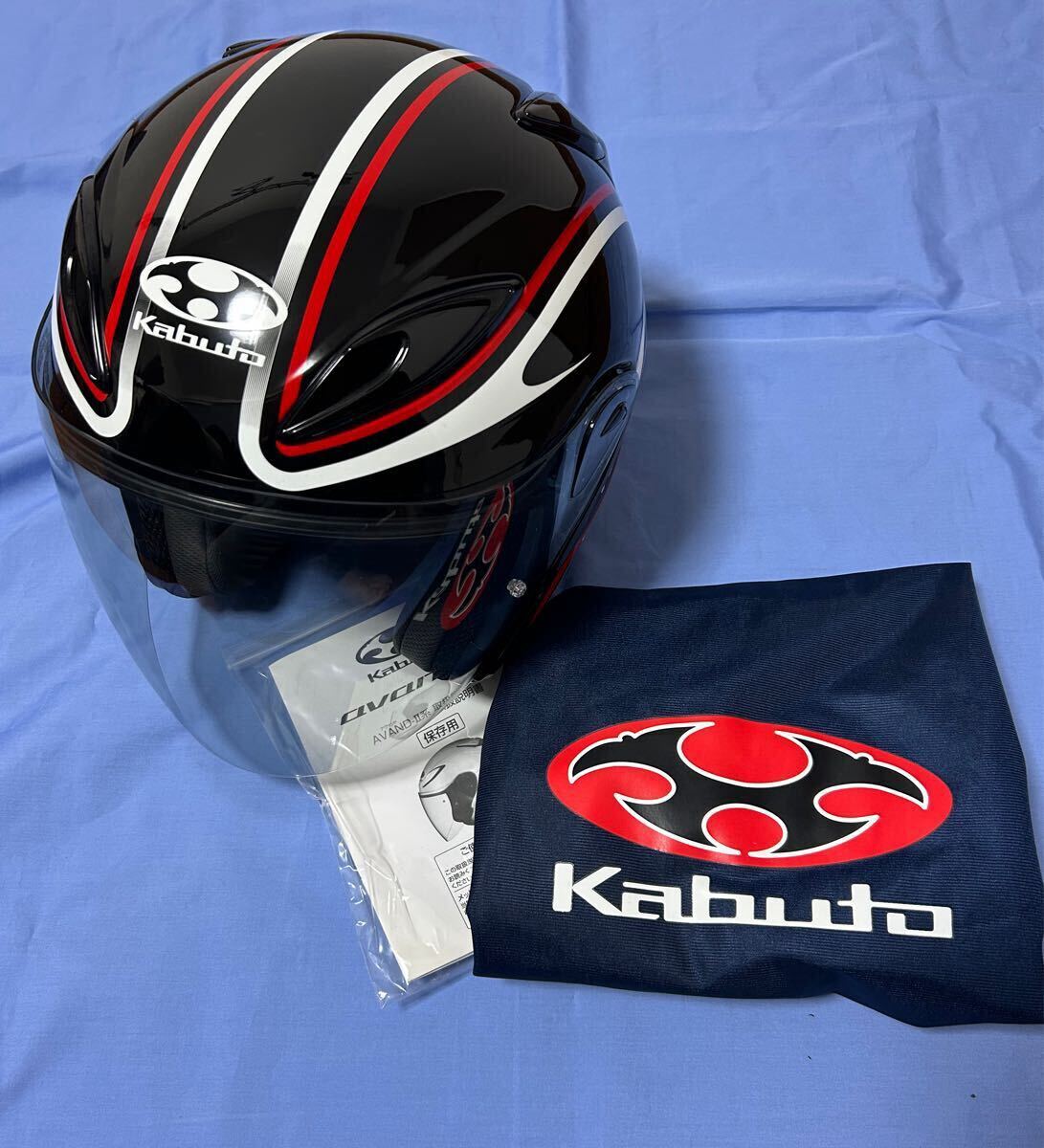 Yahoo!オークション - 美品 OGK AVAND-2 STAID ジェットヘルメットアヴ...