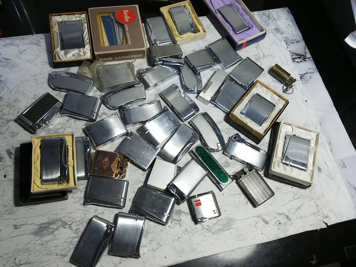 Yahoo!オークション - 3153 古いオイルライター セット