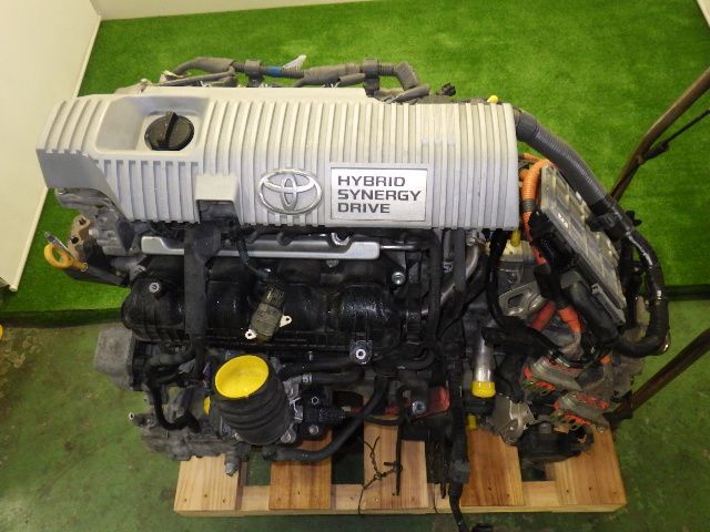 プリウス S ZVW30 エンジン ミッション セット 2ZR-FXE CVT P410-01A トヨタ ハイブリッド 純正 19000-37470 30900-47064(エンジン本体 ...