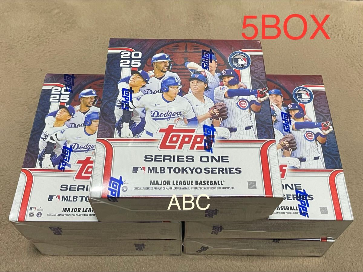 Yahoo!オークション - 新品未開封 5BOX 2025 Topps Baseball Series1 M...