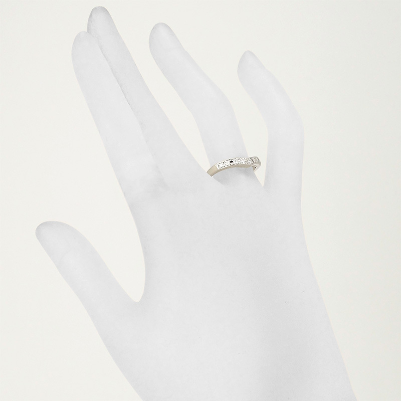 Yahoo!オークション - ミキモト ダイヤモンド/0.12ct リング Pt950 11...